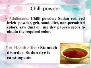 Food adulteration | PPTX