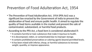 Forensic examination of Food adulteration.pptx