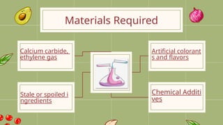 Food Adulteration in chemistry for studentsGrade 11.pptx