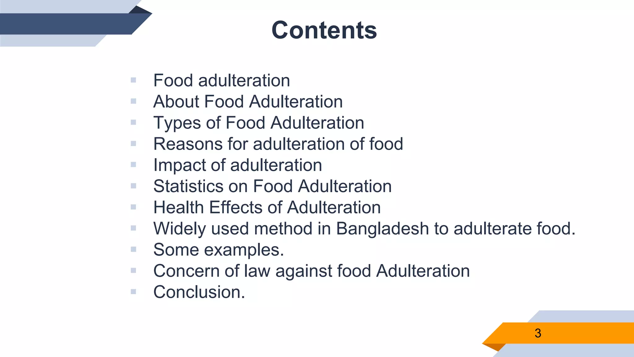 Food adulteration | PDF