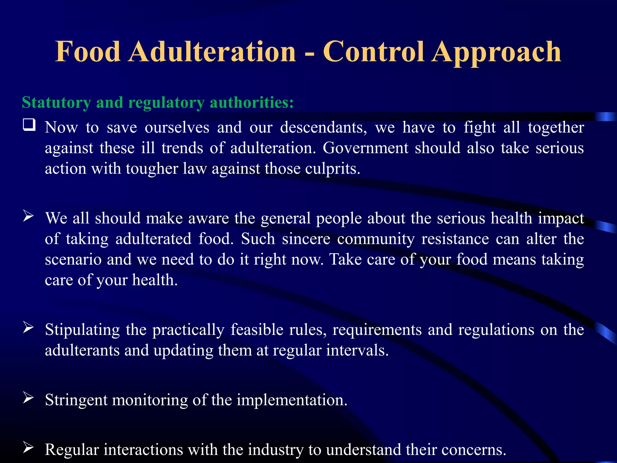 Food Adultration. | PPT