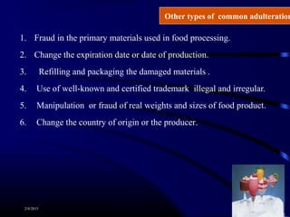 Food Adultration. | PPT