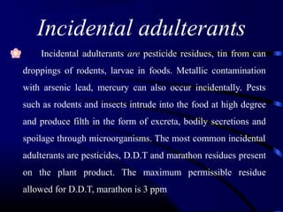 Food Adultration. | PPT