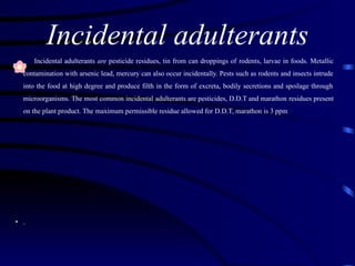 FOOD ADULTRATION in the current period.ppt