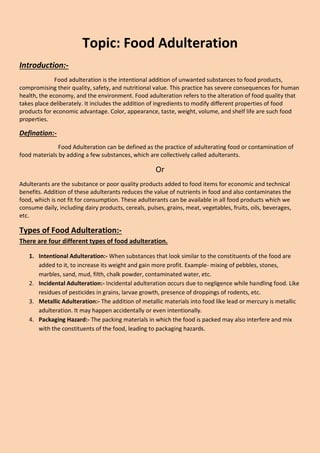 Food Adultration defination sagar kumar.pdf