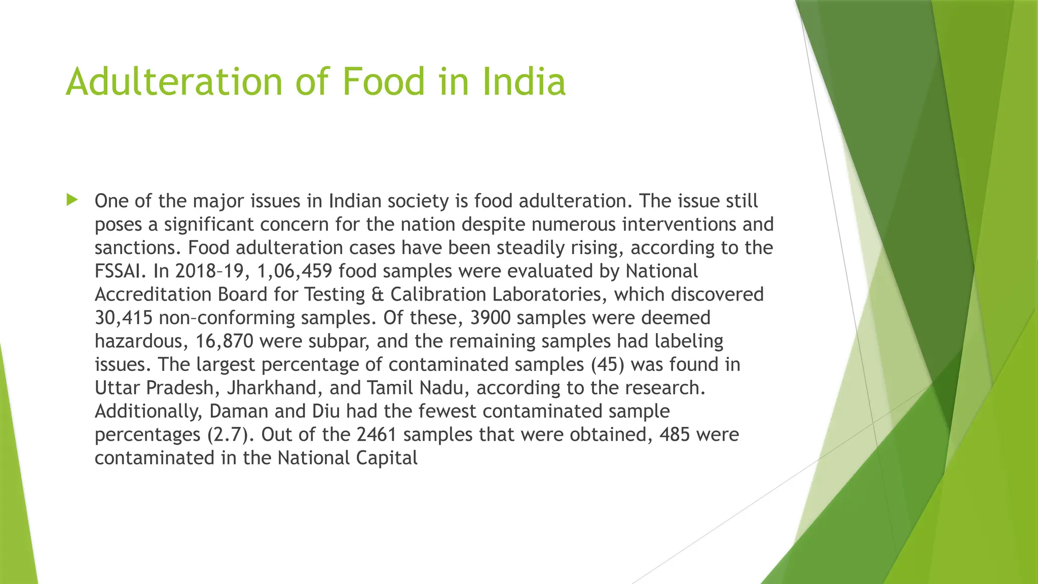 food aduration.pptx art integrated project | PPTX