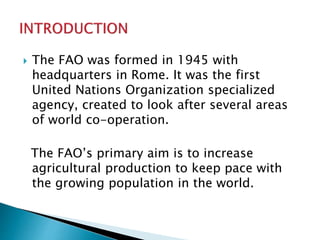 FOOD & AGRICULTURAL ORGANIZATION.pptx