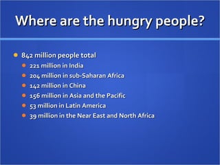 Food Aid And Hunger Relief | PPT