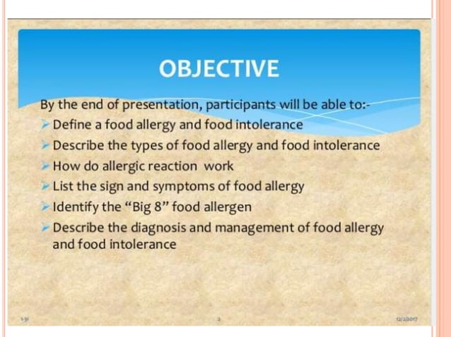 Food allergen | PPTX