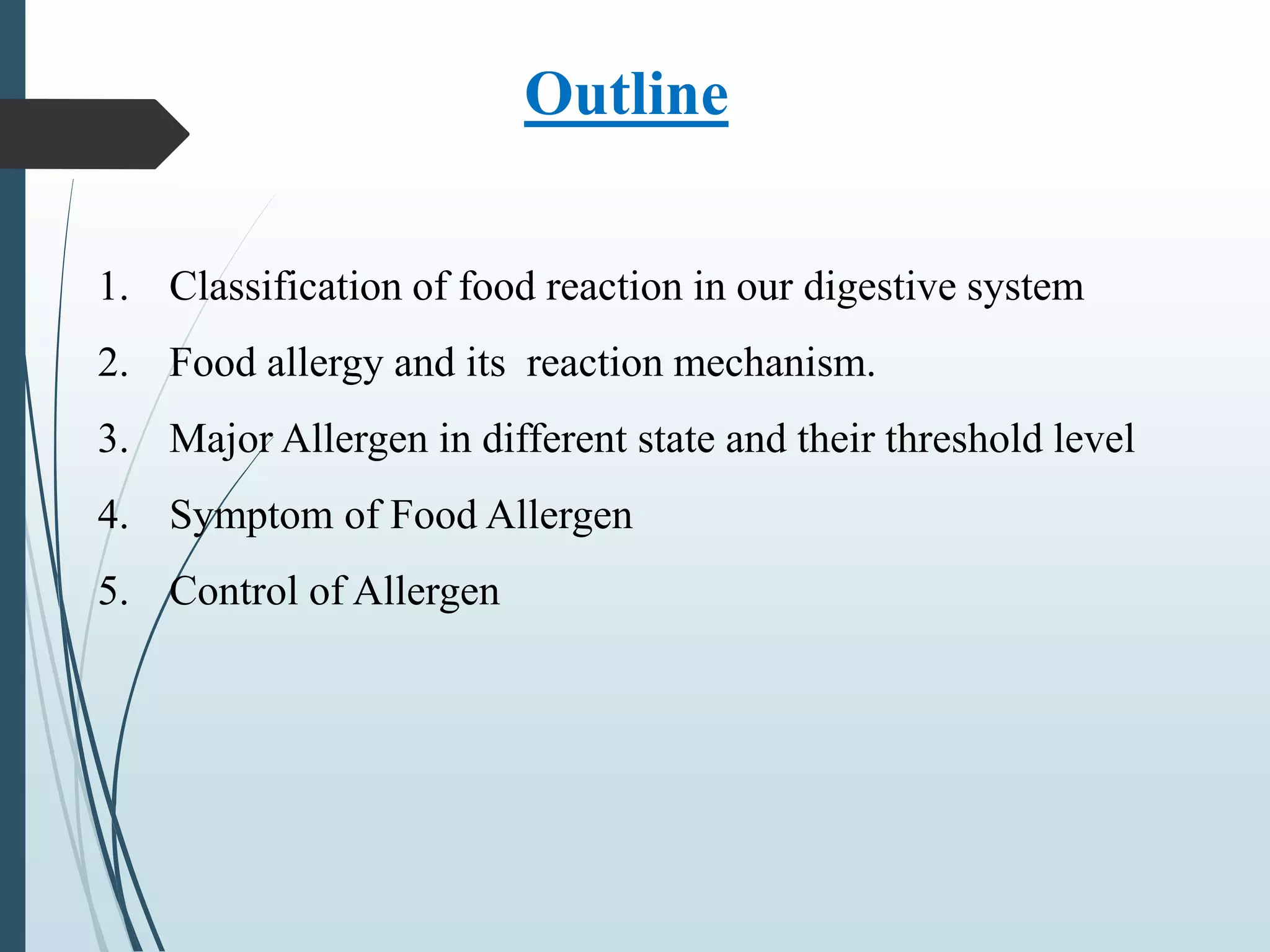 Food Allergen Overview | PPTX