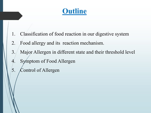 Food Allergen Overview | PPTX | Allergies | Diseases and Conditions