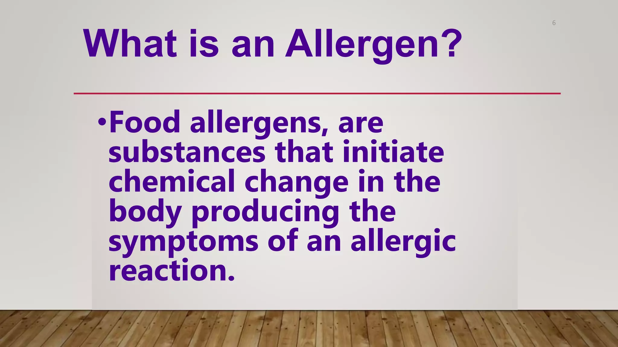 Food allergens | PPTX