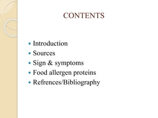 Food allergies | PPTX