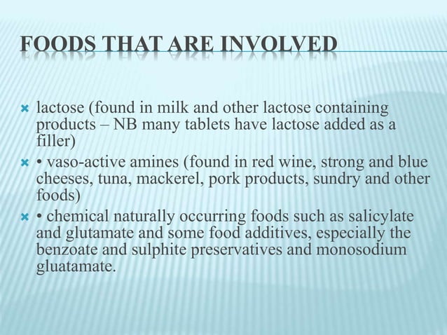 Food allergy & Intolerance | PPTX