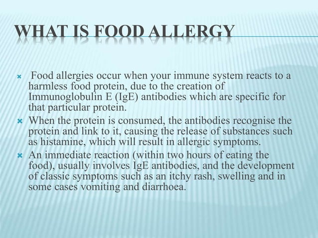 Food allergy & Food Intolerance | PPTX