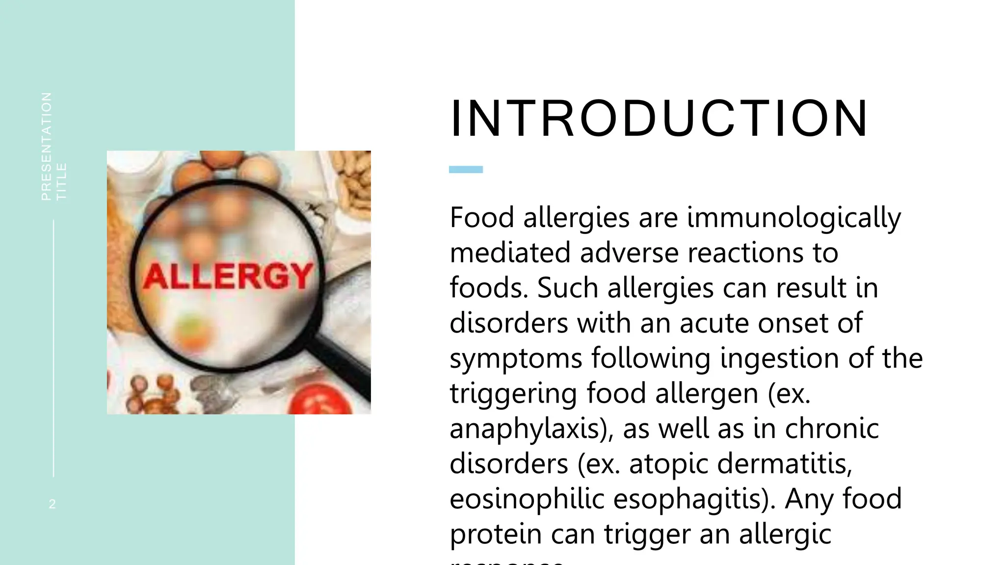 Food allergy. Allergic reaction to certain foods. Signs and symptoms ...