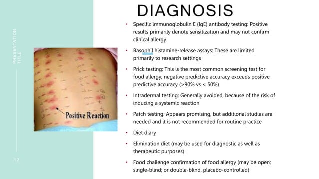 Food allergy. Allergic reaction to certain foods. Signs and symptoms ...