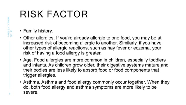 Food allergy. Allergic reaction to certain foods. Signs and symptoms ...