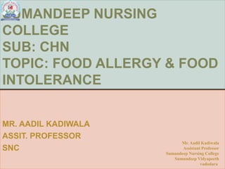 Food allergy | PPTX