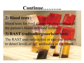 Food allergy, Al-nasser University Faculty of Medical Science | PPTX