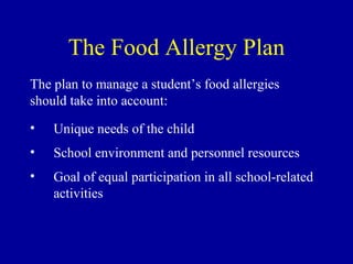 Food Allergy Management and Prevention for School Nurses | PPT