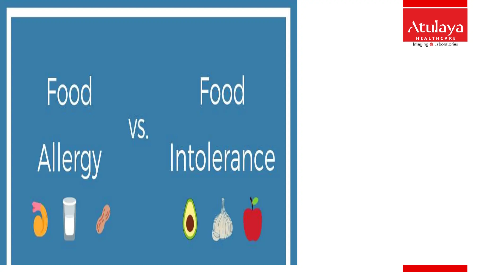 Food Allergy vs Food intolerance | Atulaya Healthcare | PDF