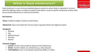 Food Allergy vs Food intolerance | Atulaya Healthcare | PPT