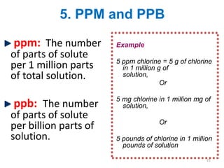 Preparing, Diluting of solutions of different Strengths & safety ...