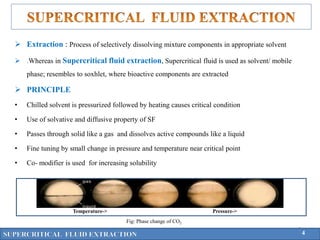 Supercritical Fluid Extraction in Food Analysis | PPTX