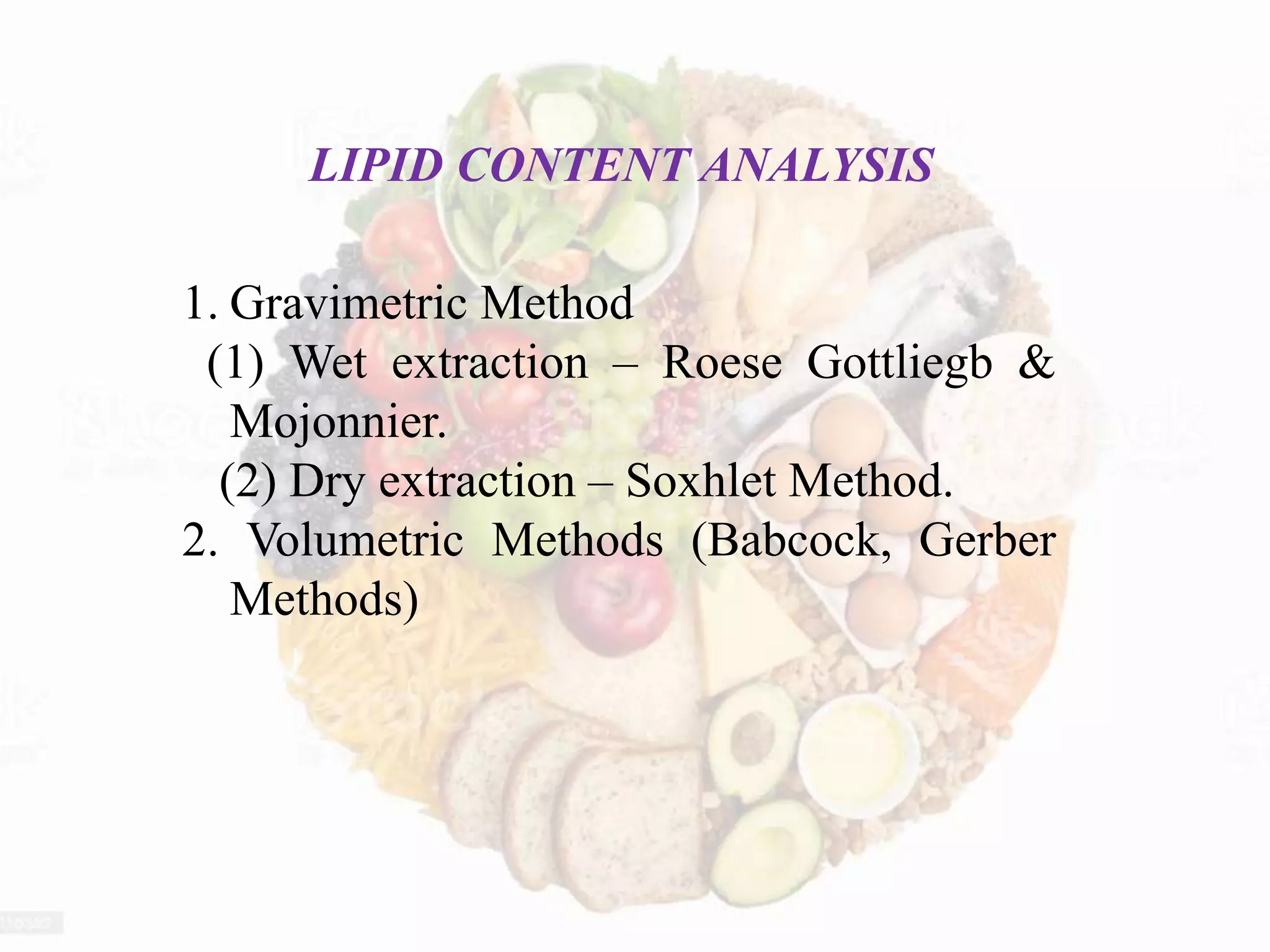 Lipids (Part-1) || Food Analysis || Pharmaceutical Analysis Department ...