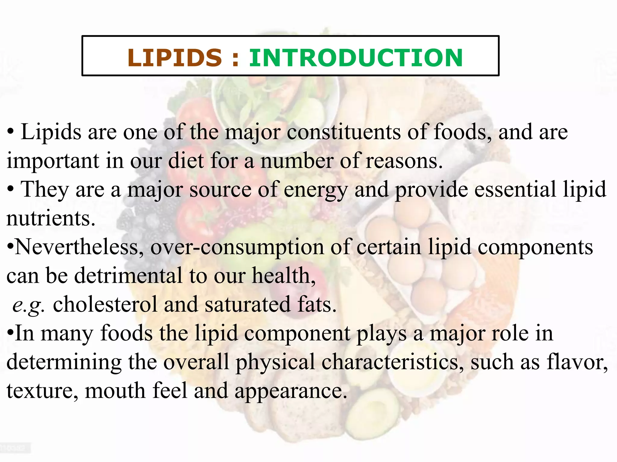Lipids (Part-1) || Food Analysis || Pharmaceutical Analysis Department ...