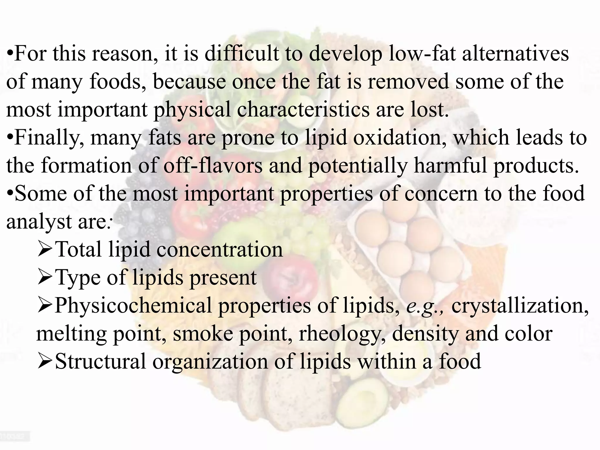 Lipids (Part-1) || Food Analysis || Pharmaceutical Analysis Department ...