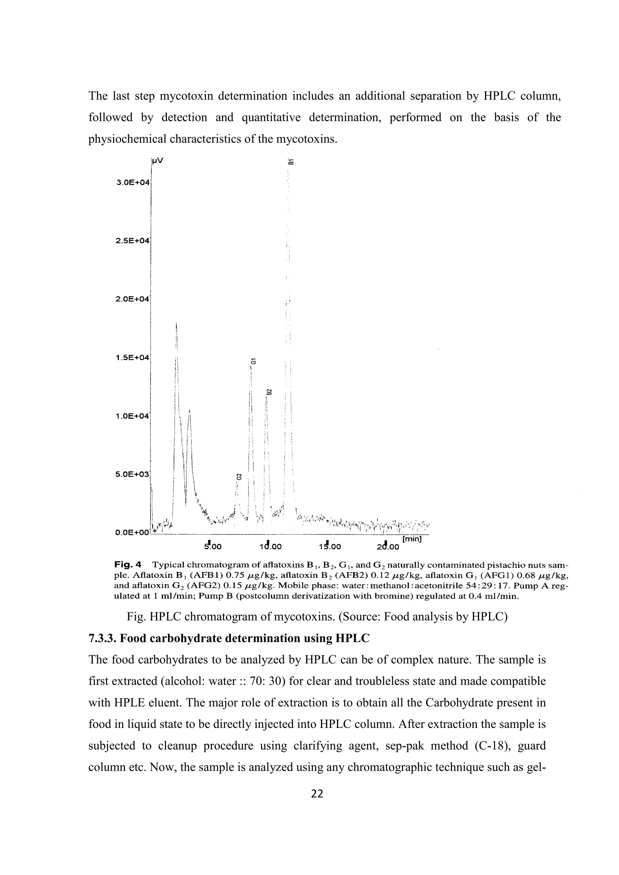 Food analysis using hplc-a class seminar | PDF