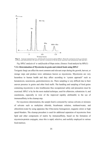 Food analysis using hplc-a class seminar | PDF