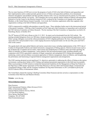 Food and Africulture Organisation of the United Nations (FAO) committee ...