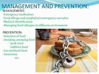 Food and allergy | PPTX