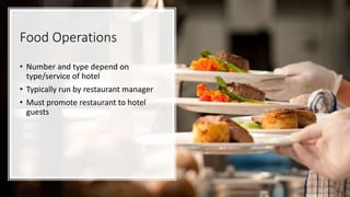 Food and bevarage department in the Hotel Industry | PPTX