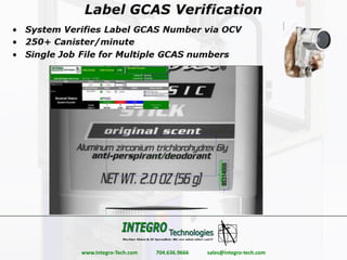 Food and Beverage Machine Vision | PPT