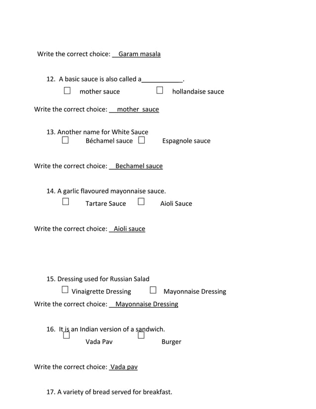 FOOD AND BEVERAGE ASSESSMENT TEST-1Imdadul docx.docx