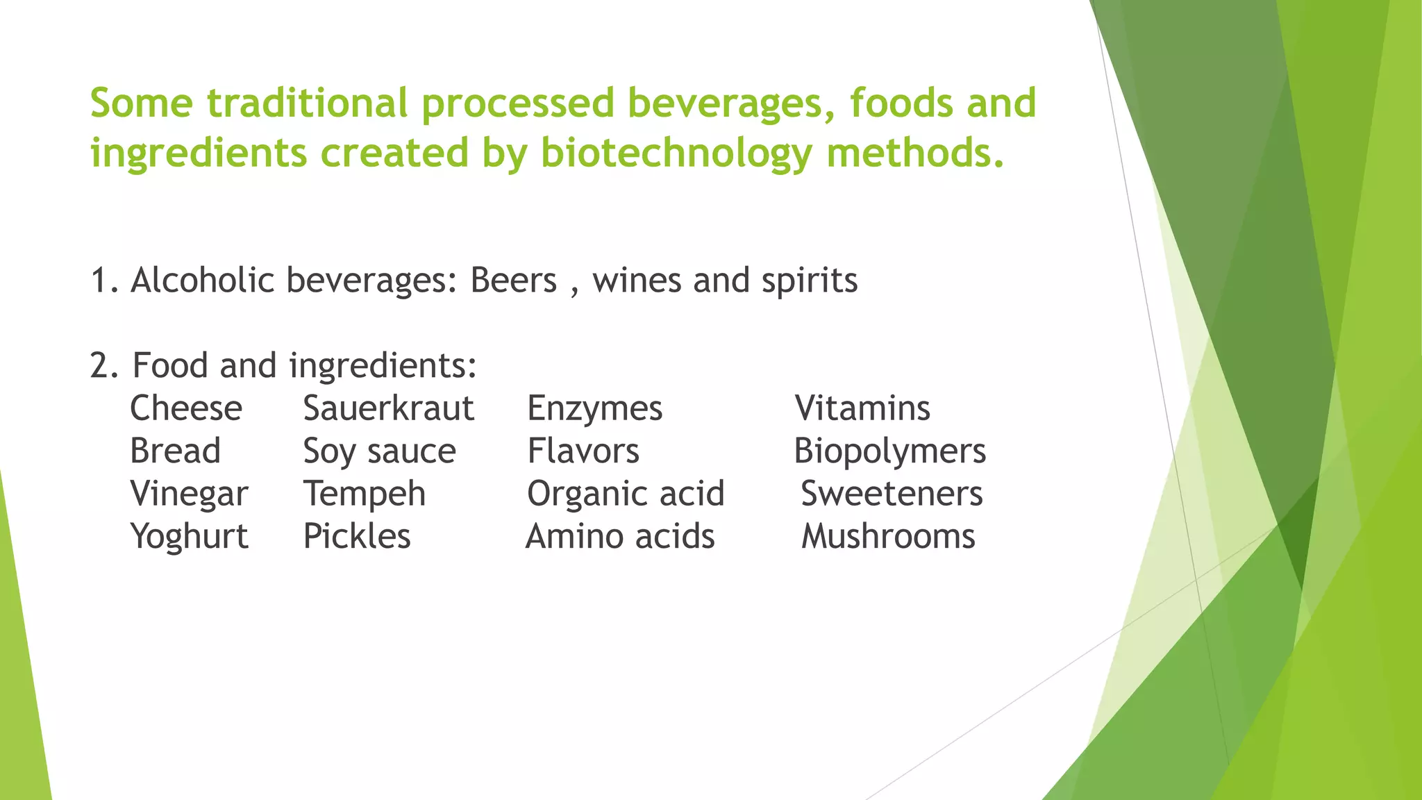 Food and beverage biotechnology 2020 | PDF