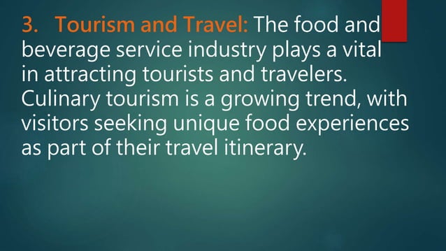 FOOD AND BEVERAGE INTRODUCTION.pptx | Food Industry | Industries