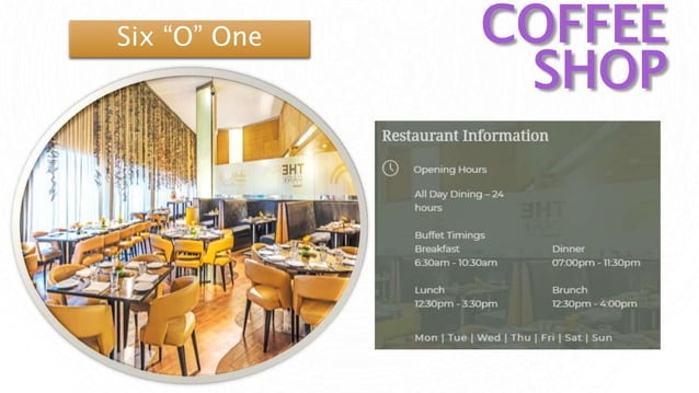 Food and beverage outlets | PPTX