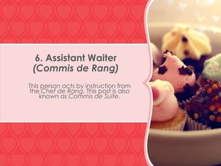 Food and Beverage Personnel | PPTX