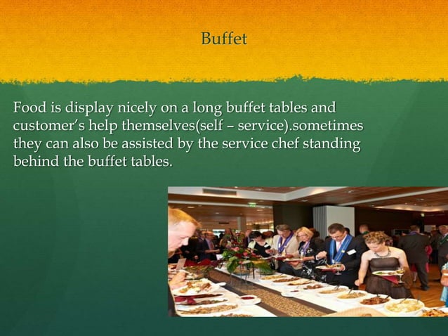 Food and beverage service ppt. | PPTX | Dining Out | Food & Drink