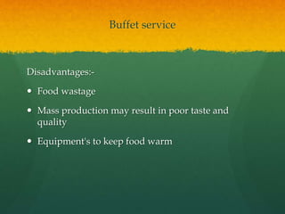 Food and beverage service ppt. | PPTX
