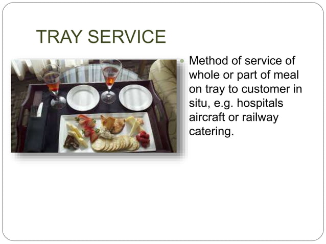 Food and beverage service methods | PPTX