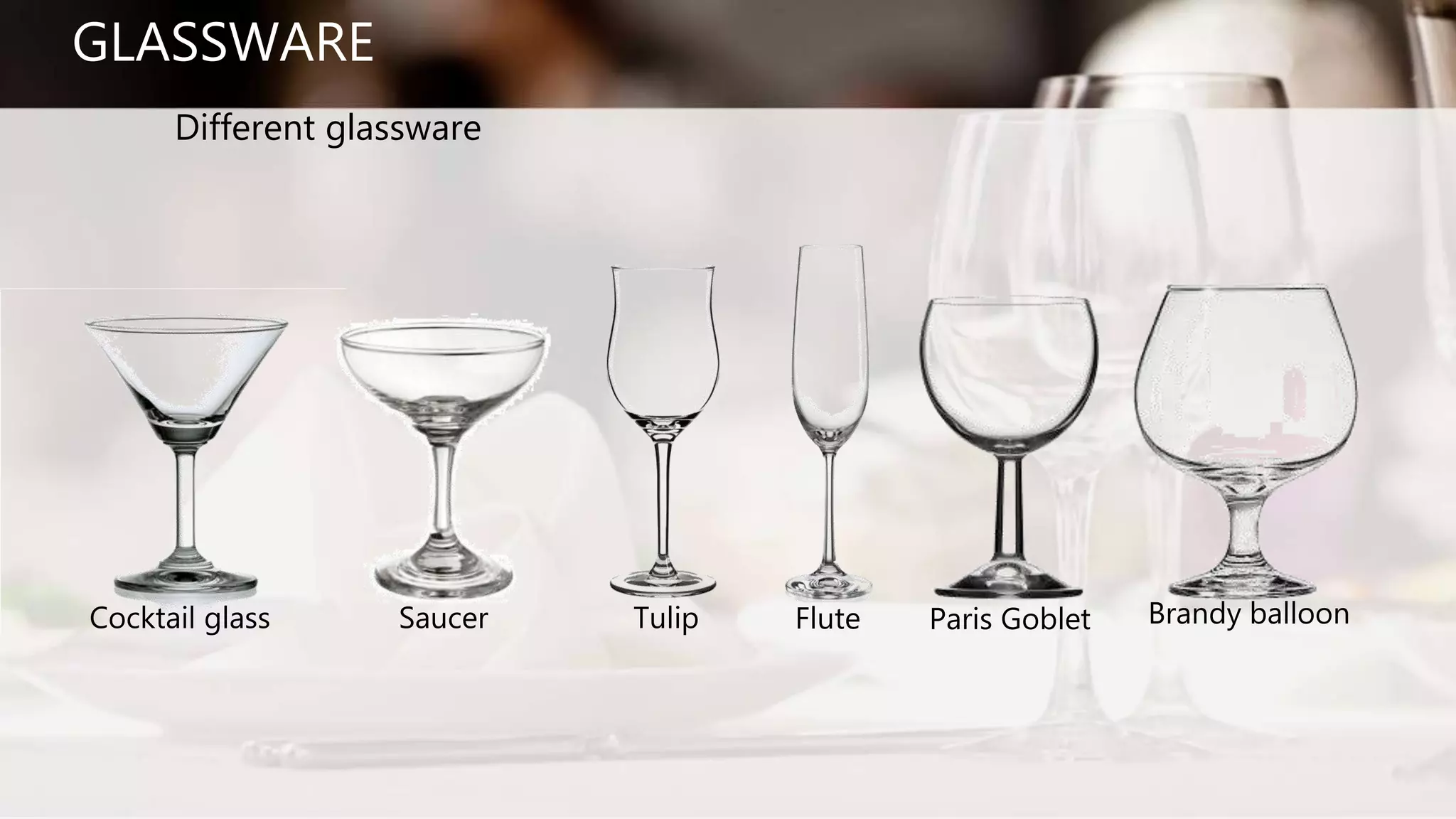 Food and beverage service operating equipments | PPTX