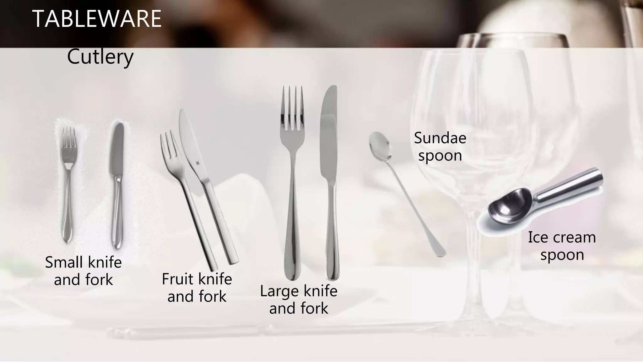 Food and beverage service operating equipments | PPTX