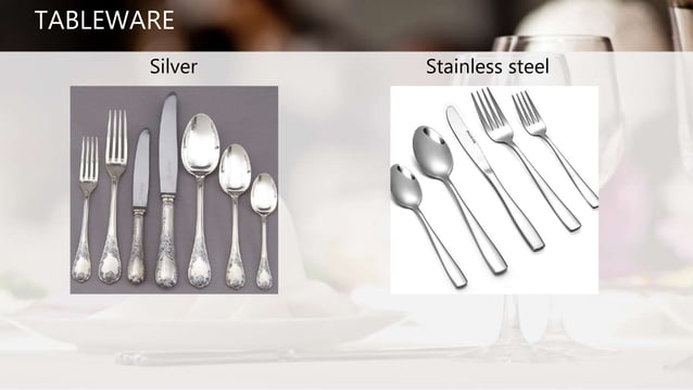 Food and beverage service operating equipments | PPTX