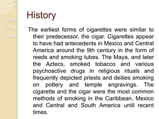 Food and Beverage Service PowerPoint Presentation on cigar and ...